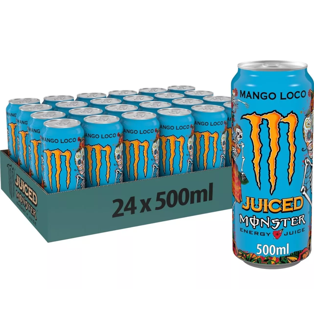 Wholesale Supplier of Monster Energy Mango Loco 500ml in Preston, UK