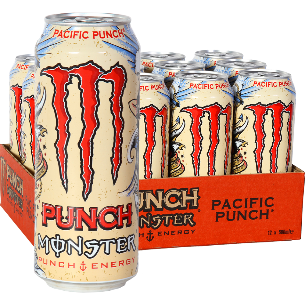 Monster Pacific Punch Non-Price Mark 500ml – Pack of 12 – Wholesale ...