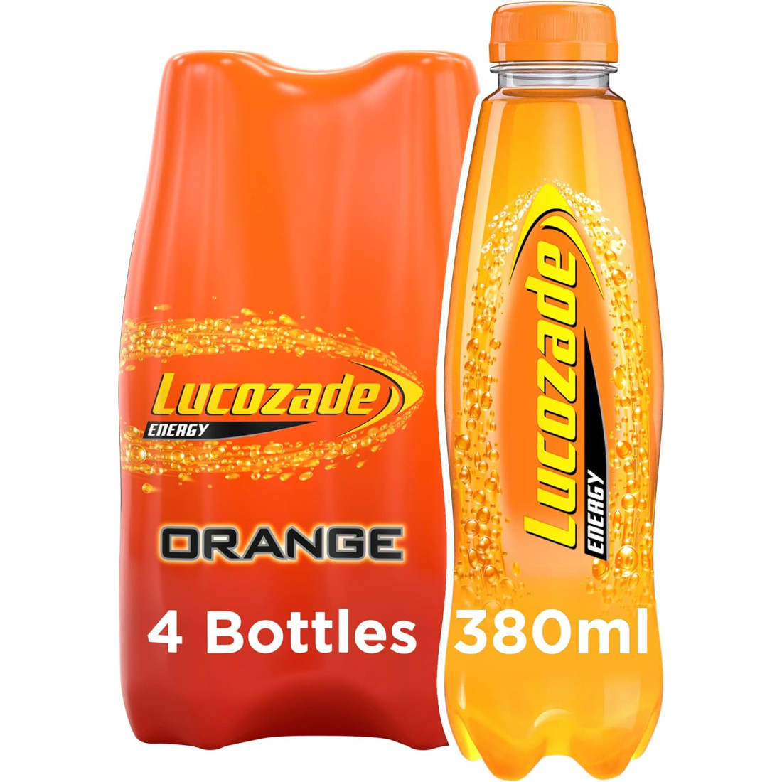 Lucozade Energy Drink Orange 380ml | QTY 24 Wholesale