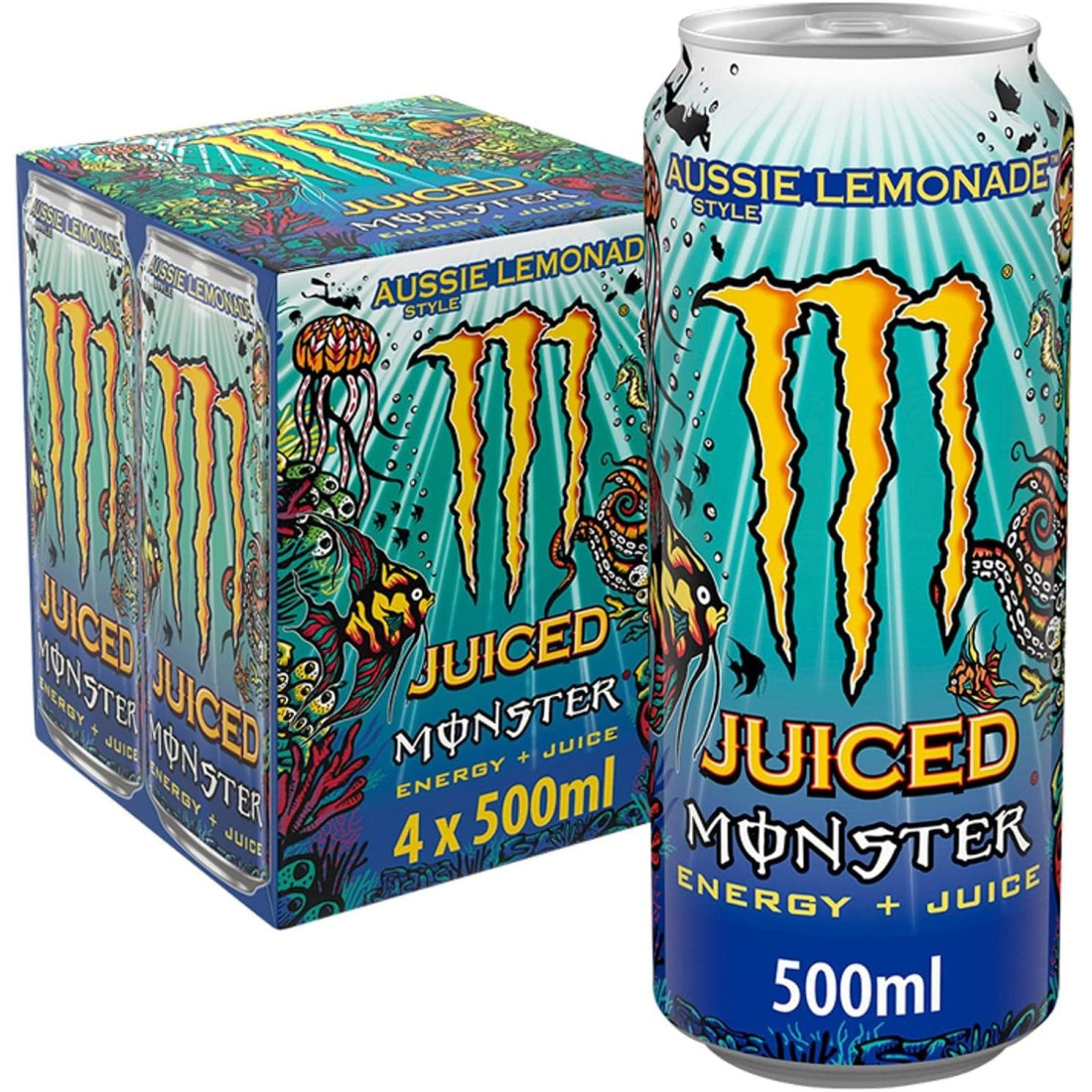 Monster Energy Drink Aussie Lemonade 500ml Multipack – QTY 24