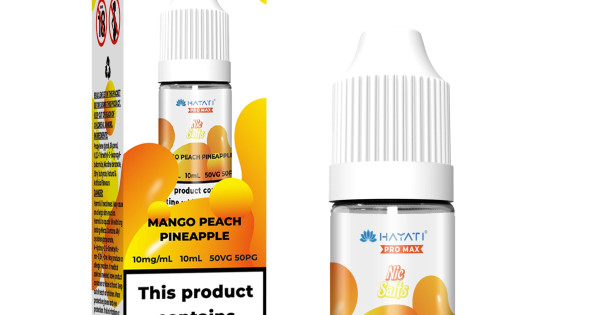 Mango Peach Pineapple Nic Salt | Hayati Pro Max 10ml E-Liquid 20mg QTY 10