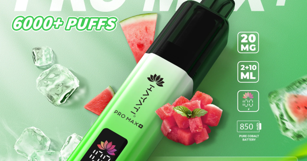 Hayati Pro Max+ 6000 Prefilled Pod Vape Kit Watermelon Ice | 20mg