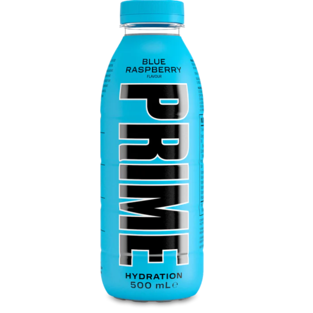 Prime Drink Blue Raspberry 500ml - 12CT