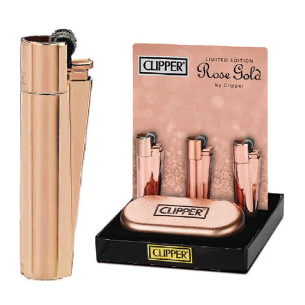 Wholesale Supplier of Metal Clipper Rose Gold Lighters – Preston, UK