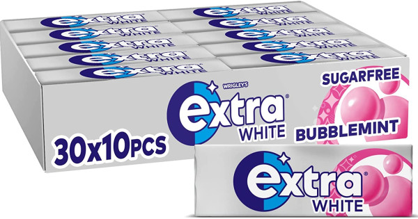 Wholesale Supplier of Extra White Bubblemint Chewing Gum in Preston, UK