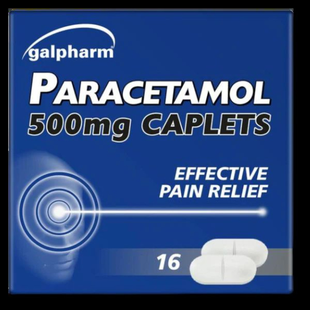 Galpharm Paracetamol 500mg 16 Tablets | QTY 12 | A&F SUPPLIES LTD
