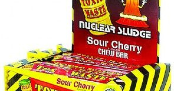 Toxic Waste Nuclear Sludge Chew Bar Cherry - 50CT