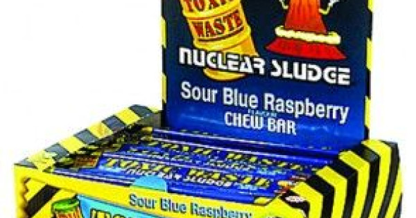 Toxic Waste Nuclear Sludge Chew Bar Blue Raspberry - 50CT