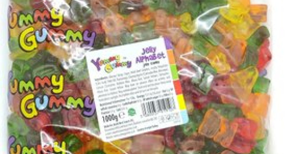 Yummy Gummy Jelly Alphabet 1Kg Bag