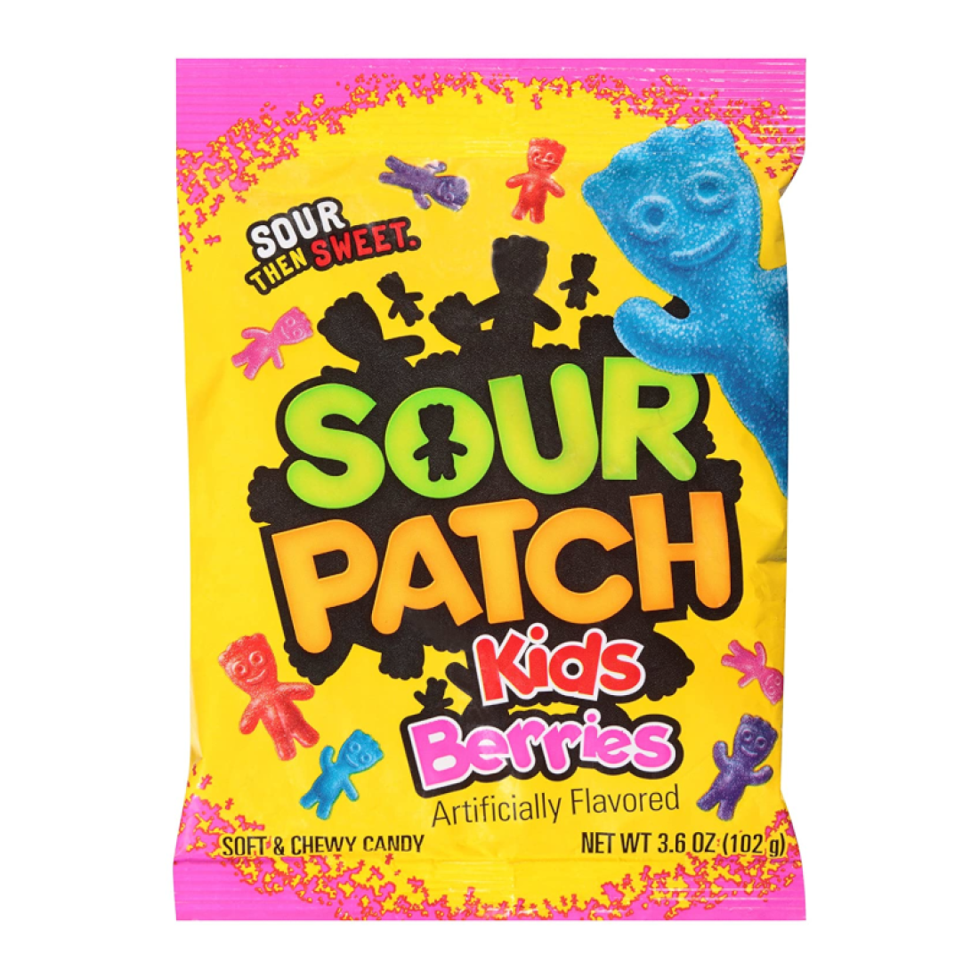 Wholesale Supplier of Sour Patch Kids Berries Peg Bag 102g - Preston, UK