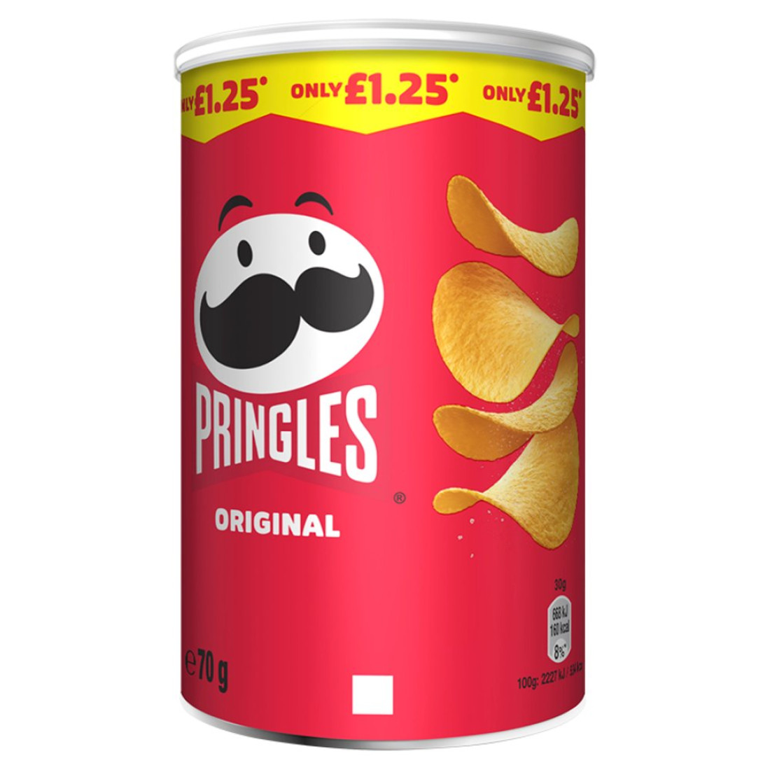 Wholesale Supplier of Pringles Original 70g – Pack of 12 - Preston, UK
